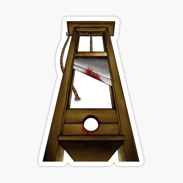 Sticker « Guillotine 2 », par Nokillingme | Redbubble