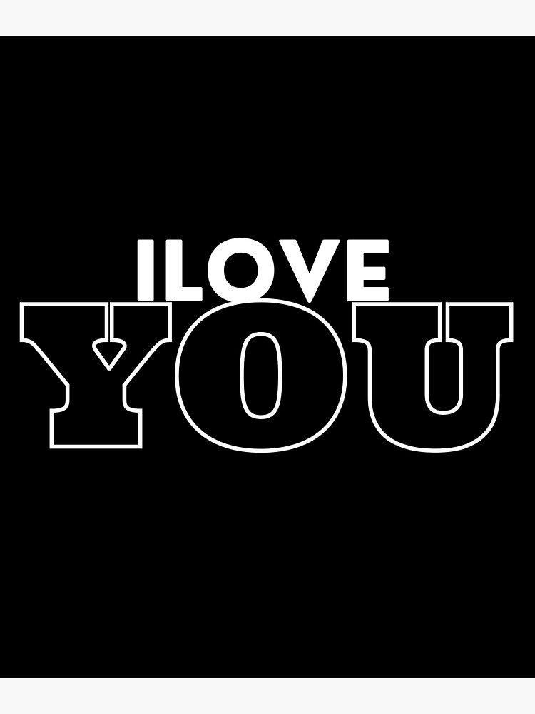 "iloveyou design" Sticker by mustaphaabrik | Redbubble