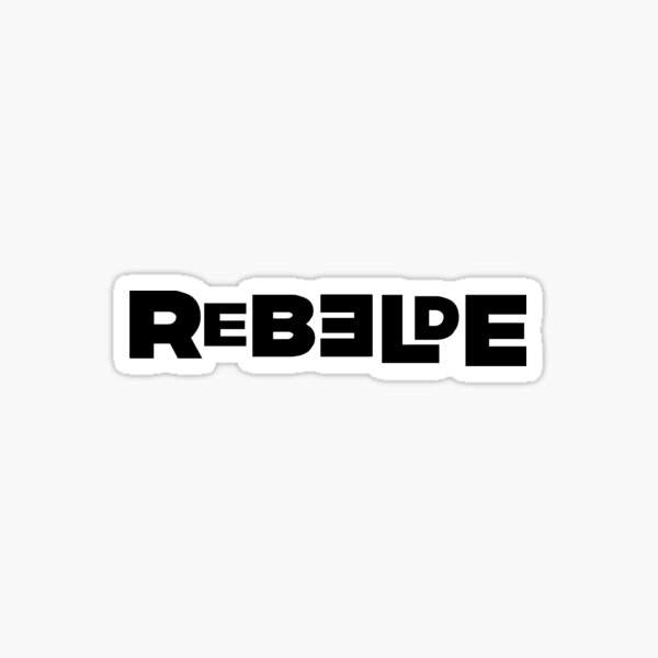"Rebel Series - Black Logo" Sticker for Sale by stylesnspire | Redbubble