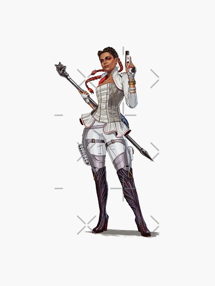 "LOBA apex legends characters" Sticker for Sale by soyvirgo | Redbubble
