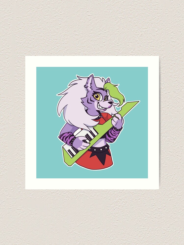 "Roxy Roxanne Wolf FNAF Security Breach" Art Print by UnEquinox | Redbubble