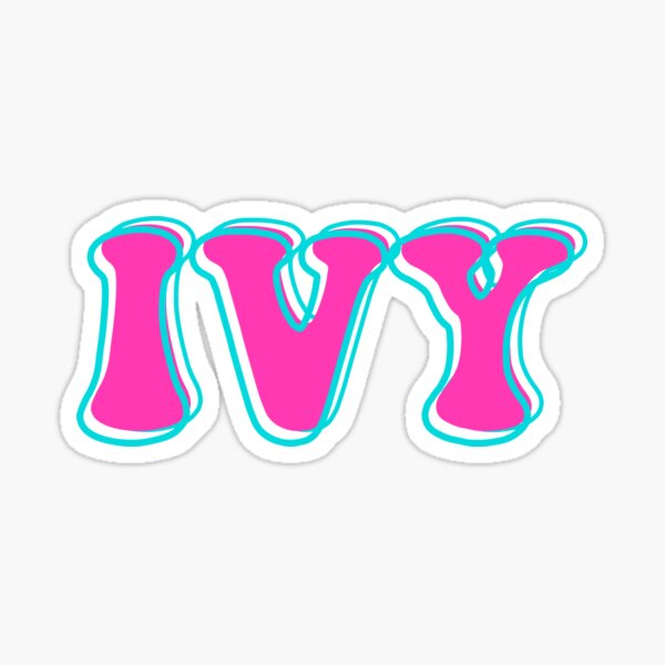 "IVY Cute Name Design IVY - Kawaii IVY Name" Sticker by Custom-Name ...