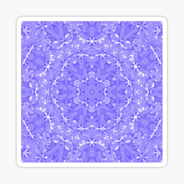"Periwinkle Baroque Botanical Plunge" Sticker for Sale by DesignLust ...
