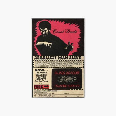 "Vintage Count Dante Ad" Art Board Print for Sale by Dralig | Redbubble