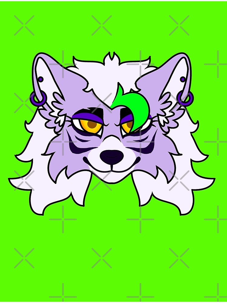 "Five Nights at Freddy's Security Breach Roxanne Wolf Head" Poster by ...