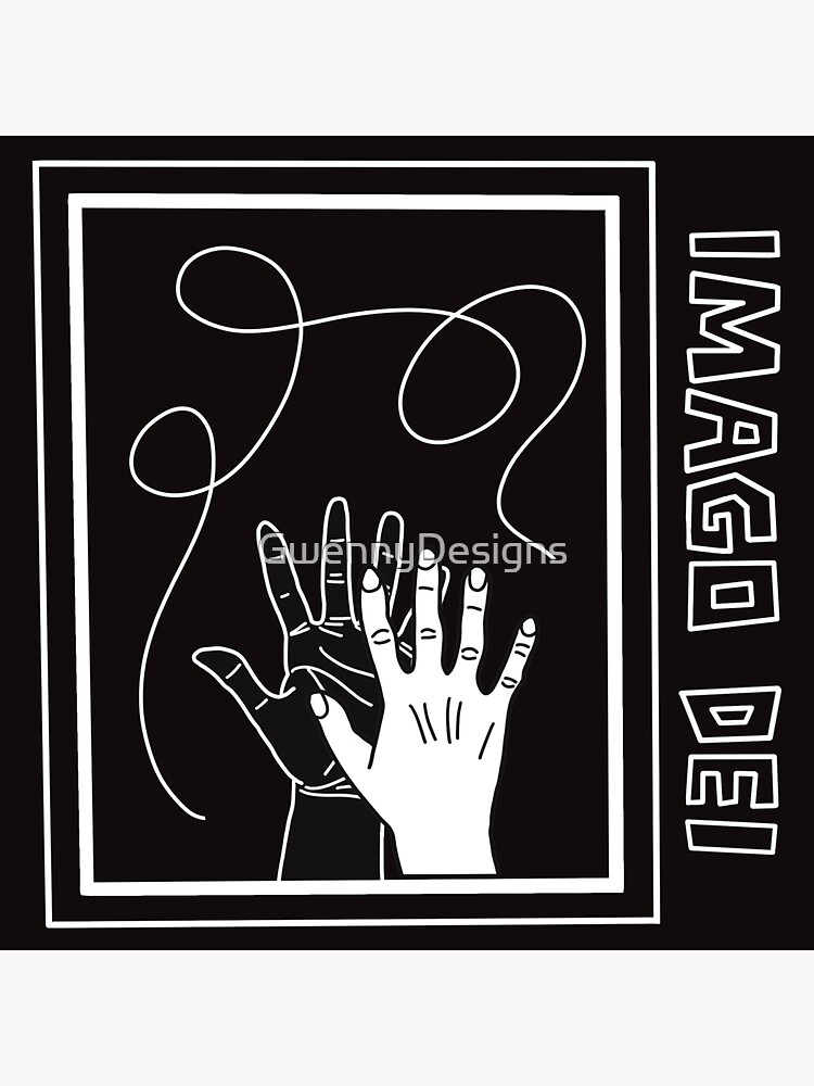 "Imago Dei" Sticker by GwennyDesigns | Redbubble