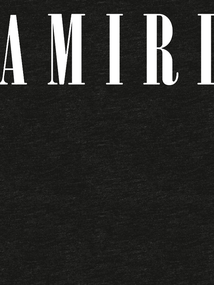 "Amiri White Font Classic T-Shirt" Tri-blend T-Shirt for Sale by ...