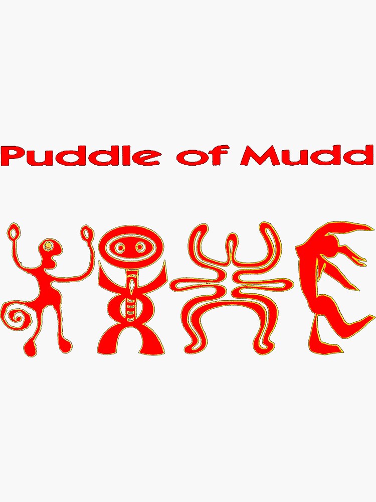 "Puddle of Mudd logo" Sticker by ernande | Redbubble