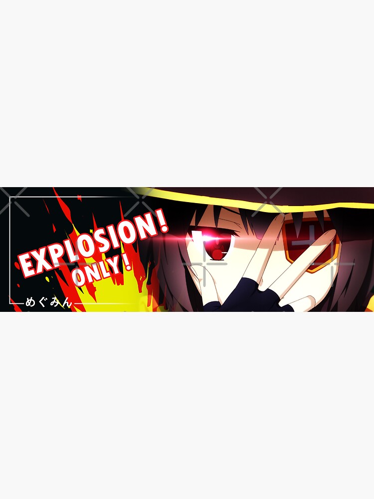"Megumin Sticker Anime Stickers Konosuba Megumin Bumber Stickers ...