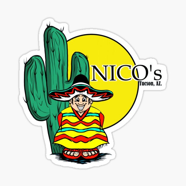"Nico's Restaurant " Sticker by ManoloMono | Redbubble