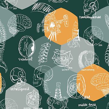 "Neurosurgery Sketches" Sticker for Sale by Sumana Mahata | Redbubble