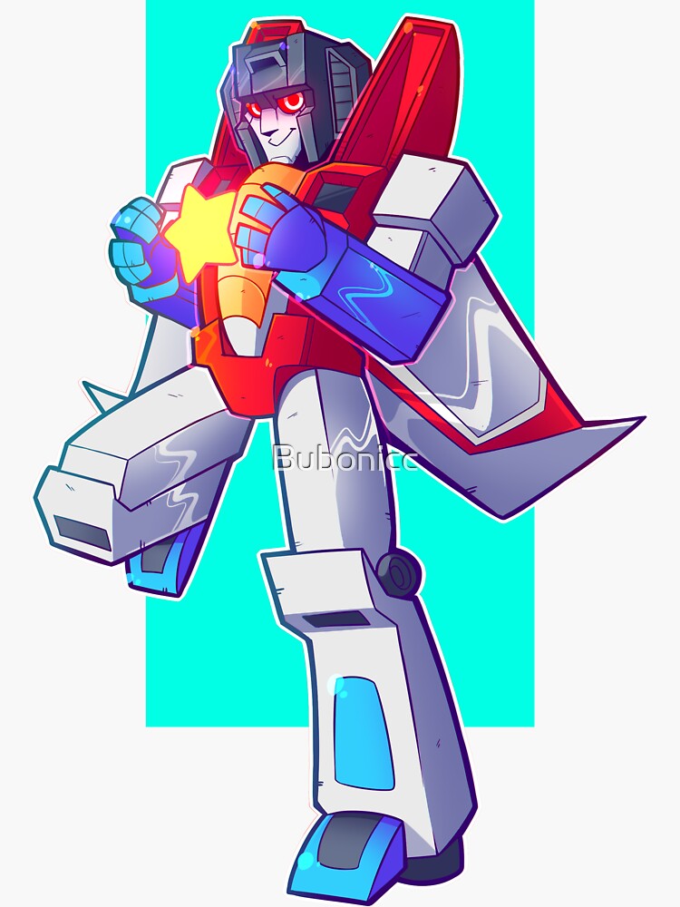 "STARscream" Sticker for Sale by Bubonicc | Redbubble