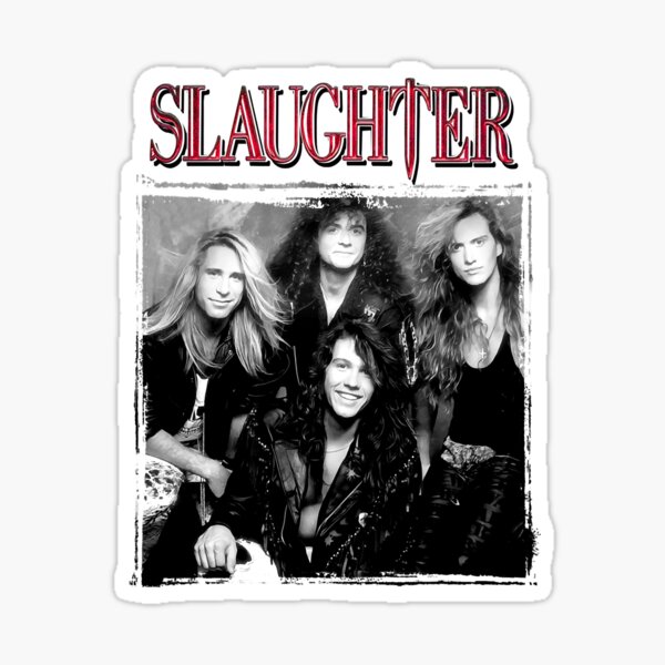"Slaughter band Classic T-Shirt" Sticker for Sale by Daviourque | Redbubble