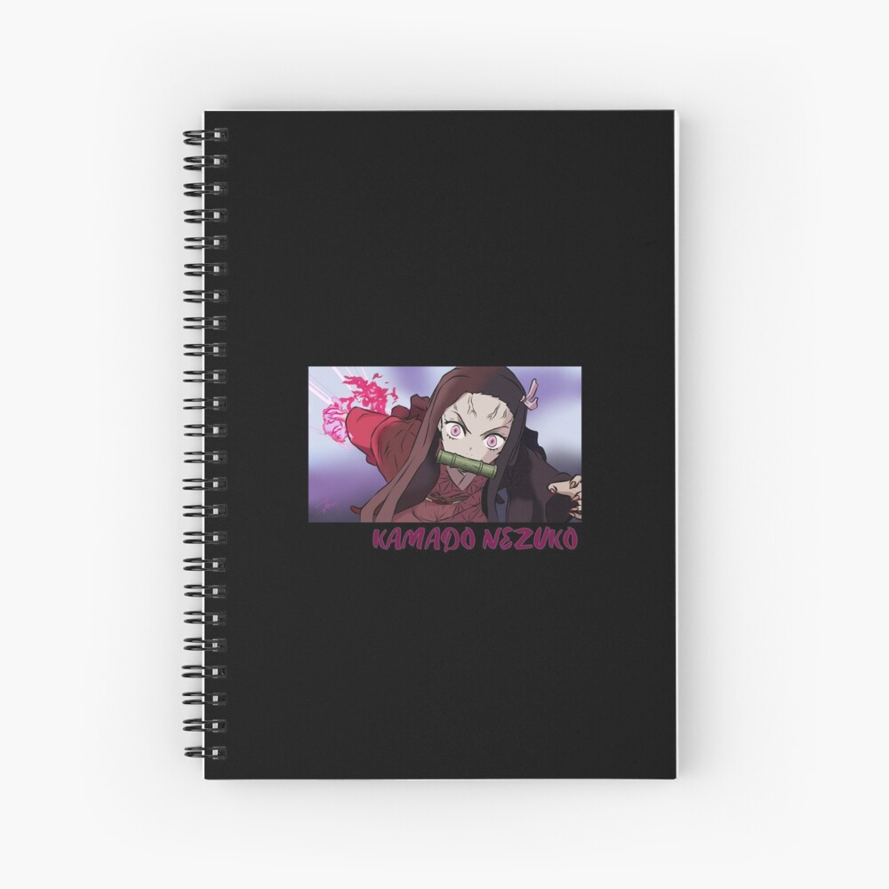 "Kamado Nezuko digital drawing from Demon Slayer." Spiral Notebook by ...
