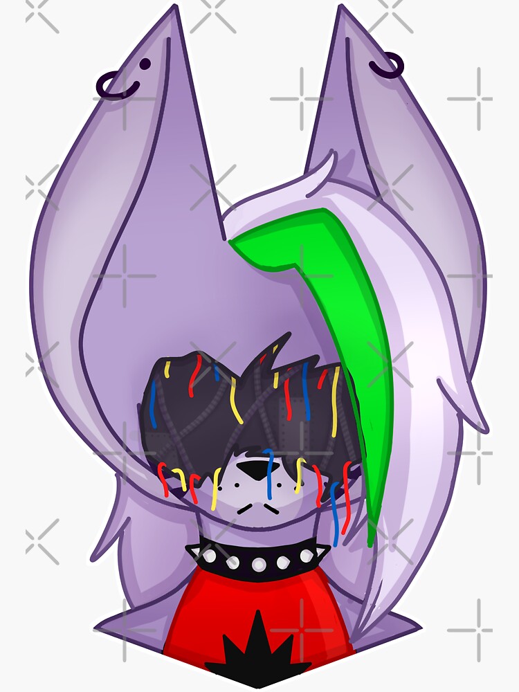 "Roxanne Wolf 80s Carpet Decommissioned FNAF Security Breach " Sticker ...