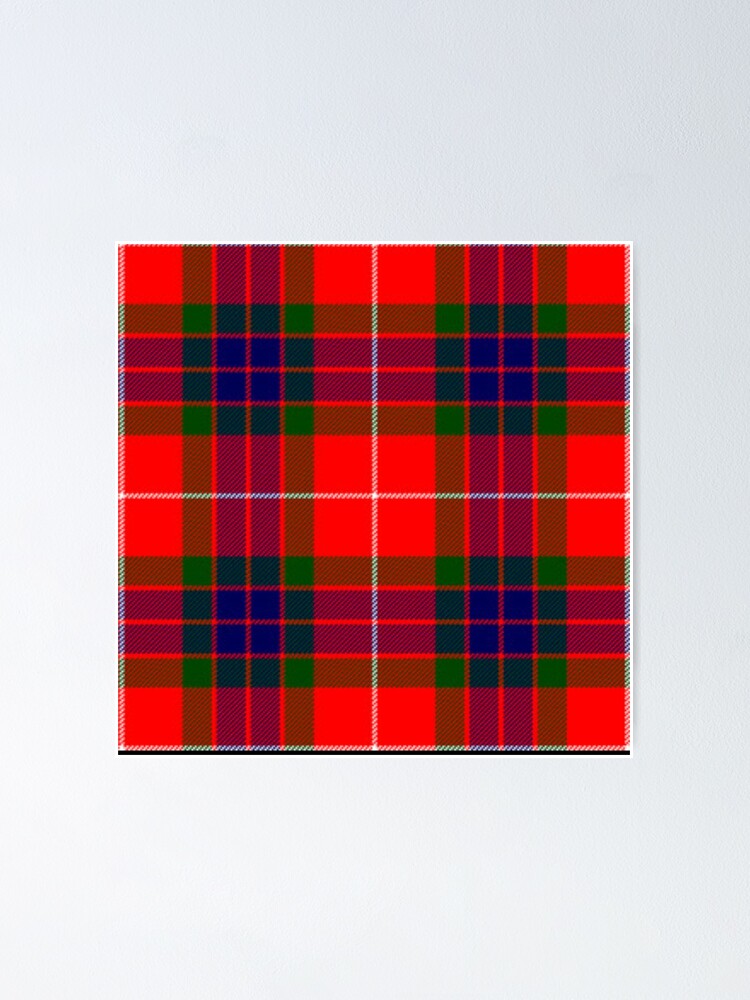 "Simpson surname last name Scottish Tartan " Poster for Sale by BagTown ...