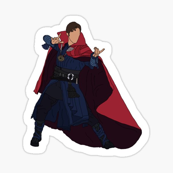 "Dr. Strange" Sticker for Sale by avamlarson | Redbubble