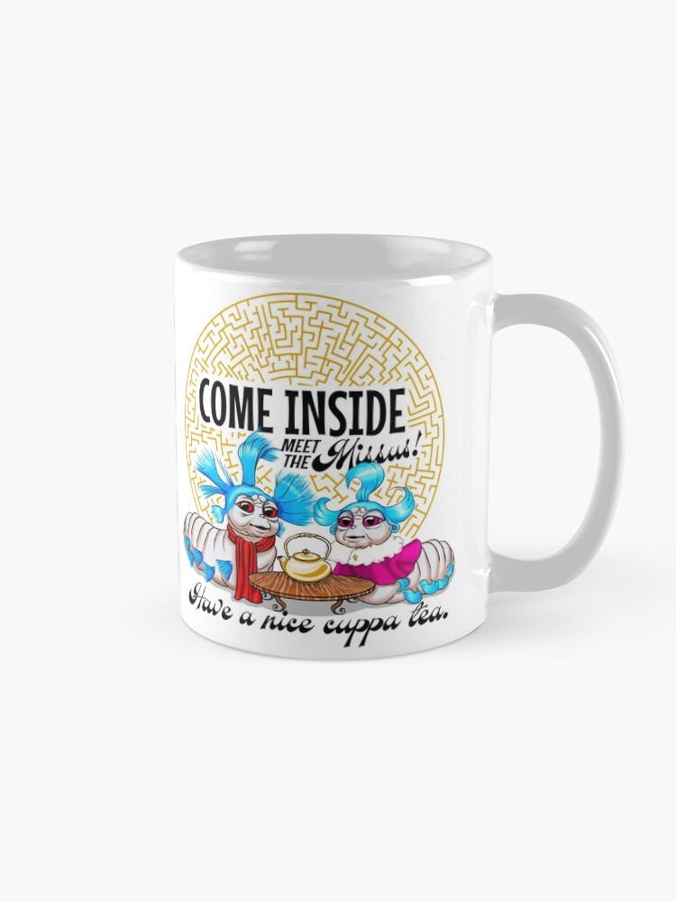 "Labyrinth Worm - Come inside, meet the missus. Have a nice cuppa tea ...