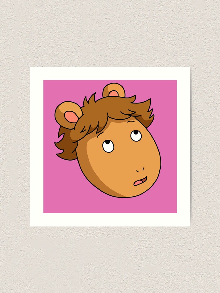 "DW from Arthur Looking Up Meme Art" Art Print for Sale by Ethereal ...
