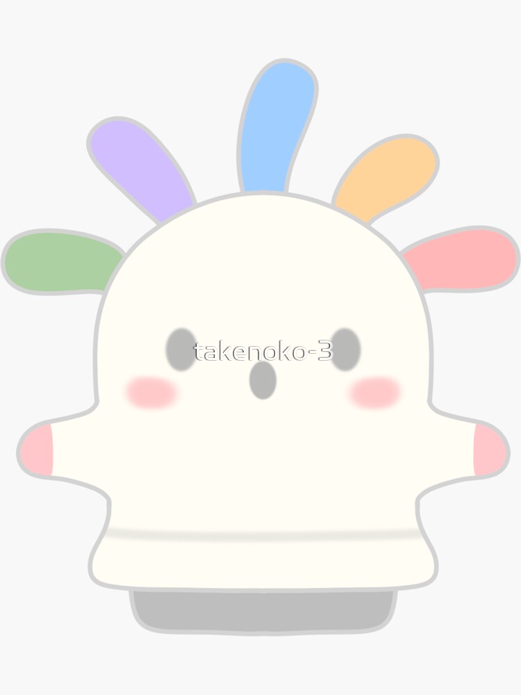 "Pastel Color Colorful Gyroid Squeakoid" Sticker for Sale by takenoko-3 ...
