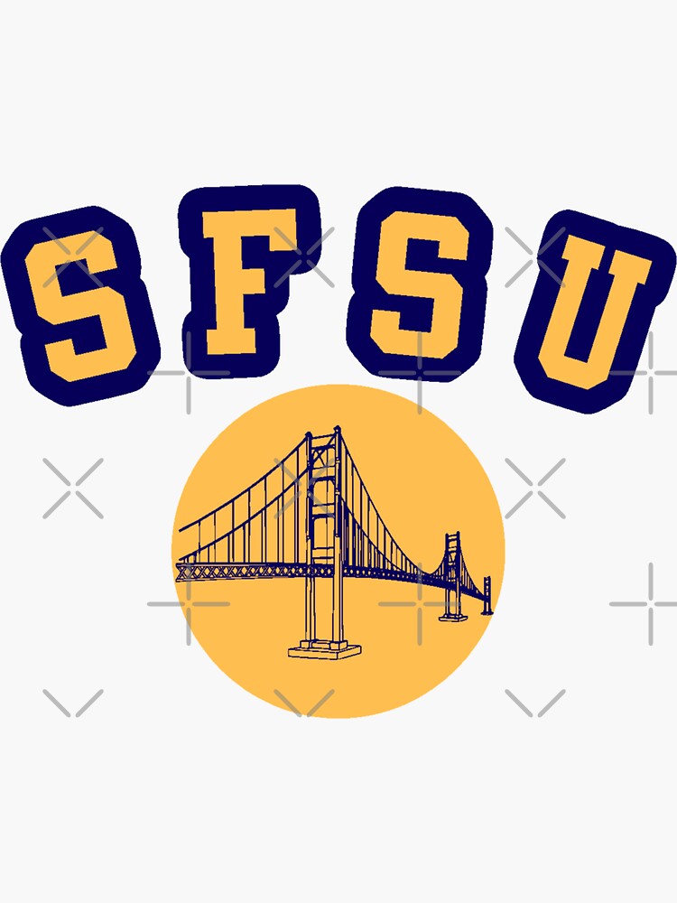 "San francisco state university logo" Sticker for Sale by ...