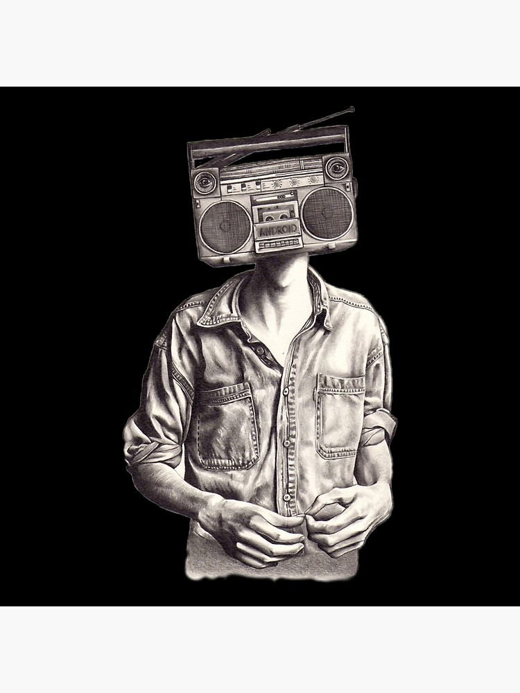 "Head Radio" Poster for Sale by HelenJoneswer | Redbubble