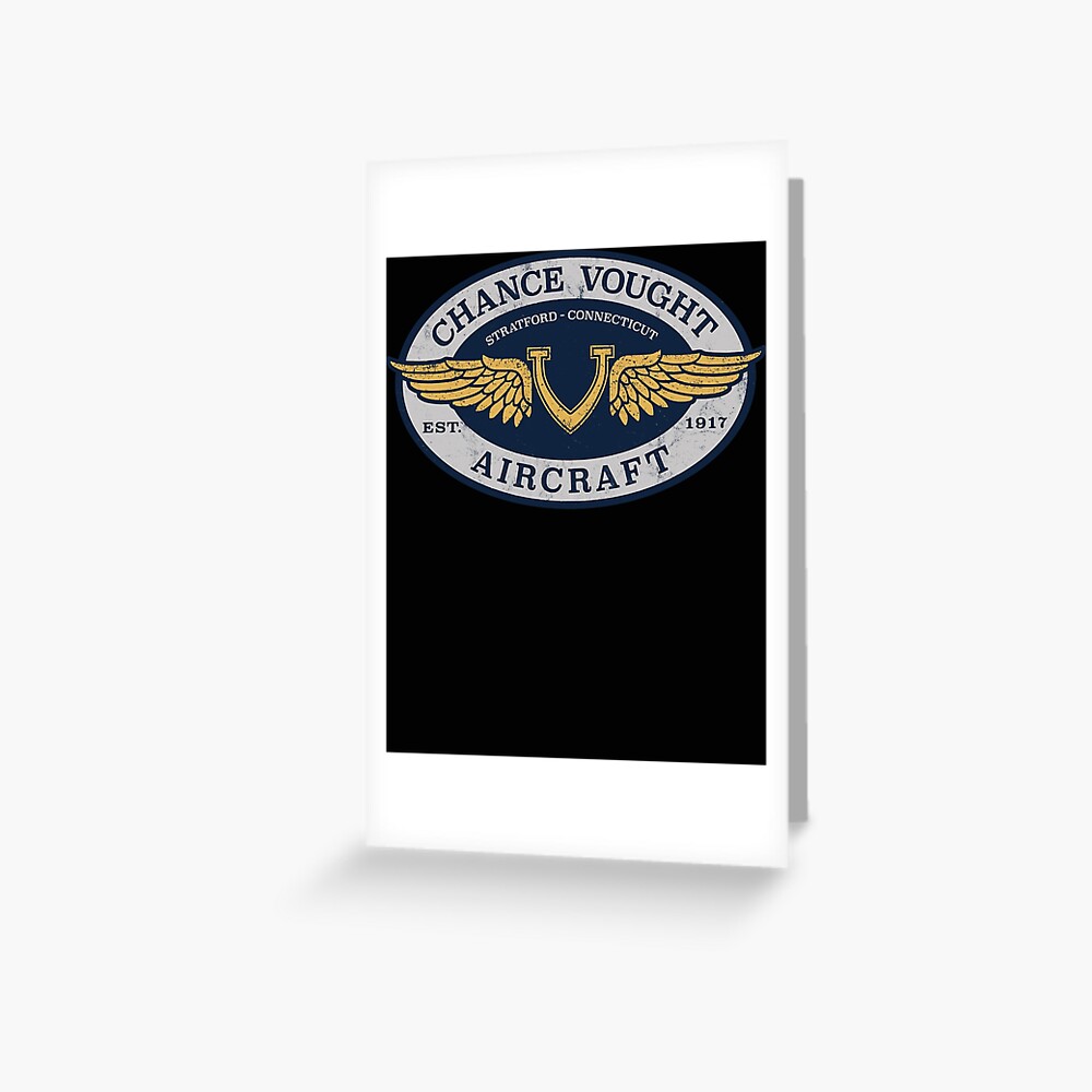"Chance Vought Aircraft Logo Classic T-Shirt.png" Greeting Card by ...