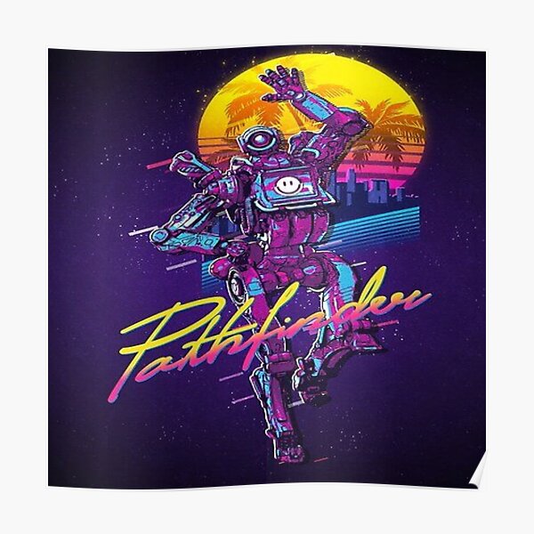 "pathfinder 80s retro design" Poster for Sale by Chelsea-FC | Redbubble
