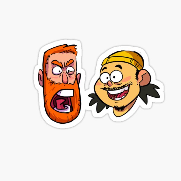 "Bad Friends Merch " Sticker for Sale by Cadmium-red | Redbubble