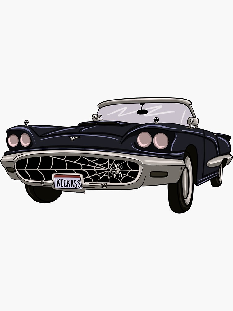 "Elvira car" Sticker for Sale by HGothMoths | Redbubble