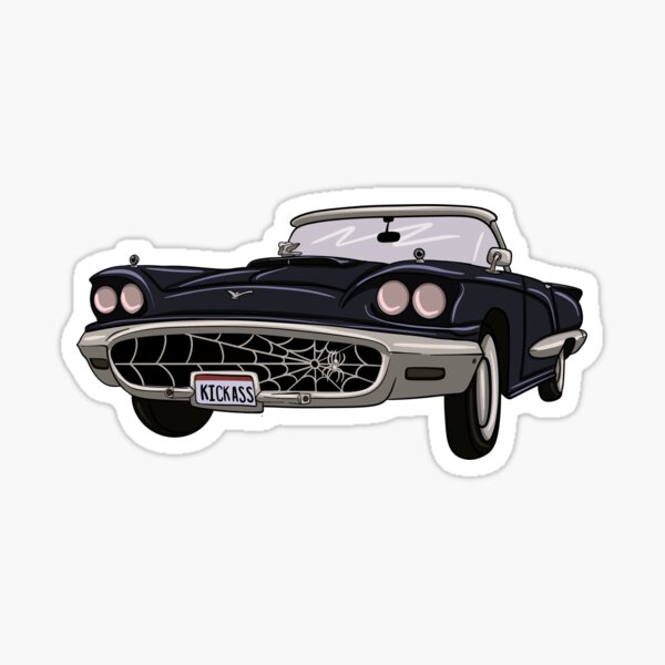 "Elvira car" Sticker for Sale by HGothMoths | Redbubble