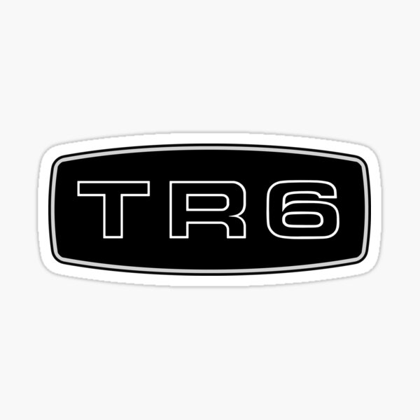 Tr6 Logo Triumph TR6 Sports Car Garage Sign Wall Art Graphic Sticker