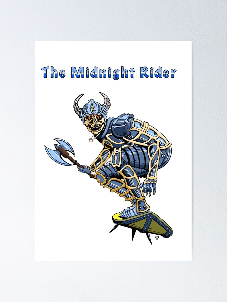 "The midnight rider" Poster for Sale by davidk55 | Redbubble