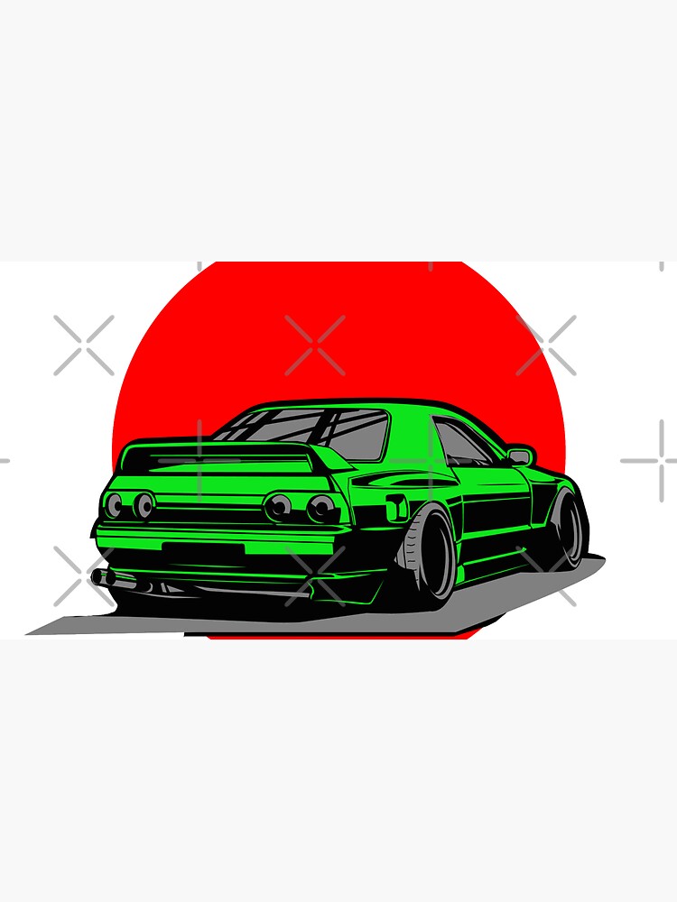 "R32 skyline GTR Godzilla jdm poster" Bucket Hat for Sale by ...