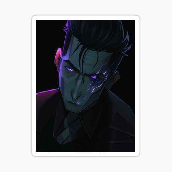 "Arcane Silco Classic" Sticker by DeserieShawn | Redbubble