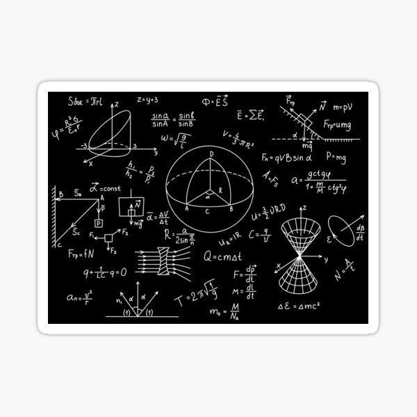 "Amazing Physics" Sticker for Sale by renju1902 | Redbubble