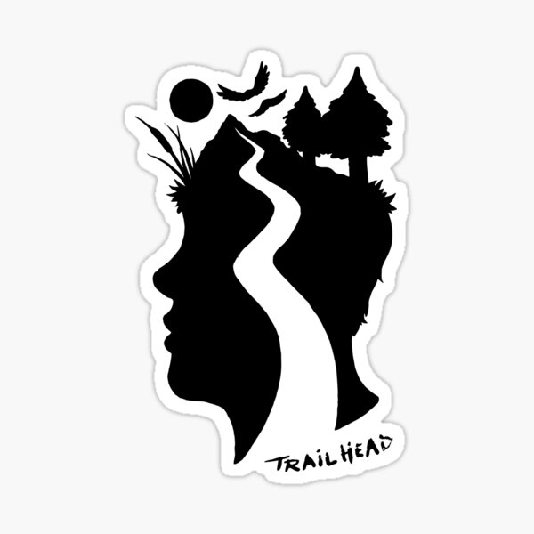 "TrailHead - Black " Sticker by bangart | Redbubble