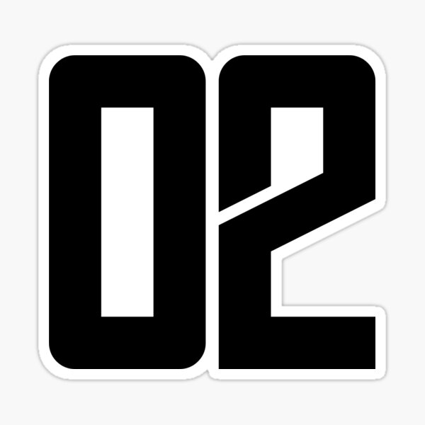 "Zero Two 02" Sticker for Sale by MuzamilAhmed | Redbubble