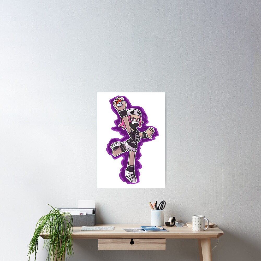 Team Skull Girl Grunt Poster By Bouxn Redbubble