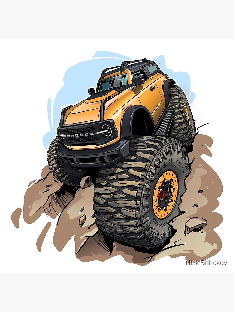 Dibujos Animados De Los Primeros Ford Bronco