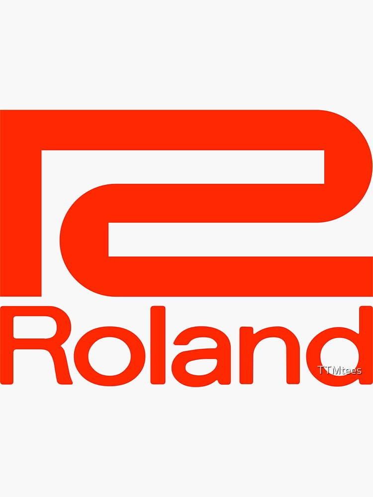 "Roland Red Logo" Sticker for Sale by TTMtees | Redbubble