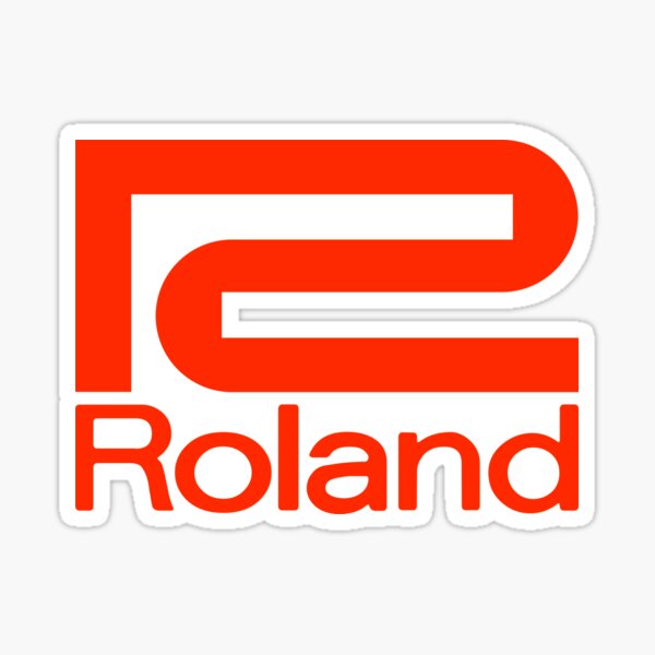 "Roland Red Logo" Sticker for Sale by TTMtees | Redbubble
