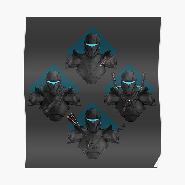 "Omega Commando Knights" Poster for Sale by JBartok | Redbubble