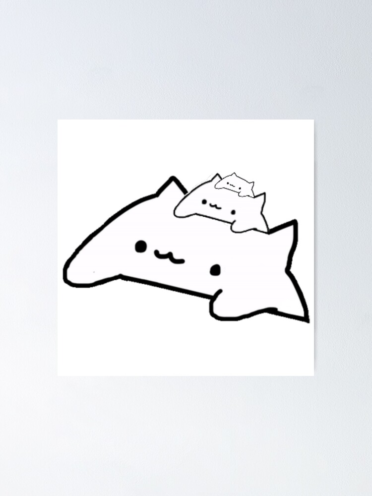 "Cute Bongo Cats Meme" Poster for Sale by GeetDesigns | Redbubble
