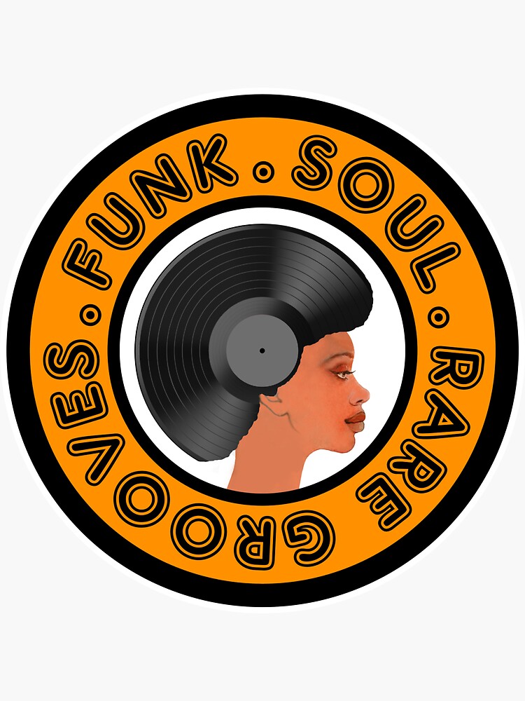 "Funk Soul Rare Grooves Emblem" Sticker for Sale by BreathingBricks ...