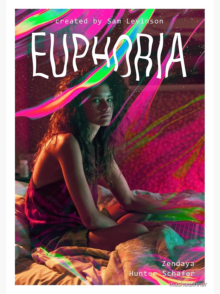 "euphoria rue jules poster" Poster for Sale by mashawinner | Redbubble