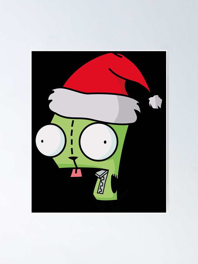 "Invader Zim - Santa Gir [Red] Essential " Poster for Sale by ...