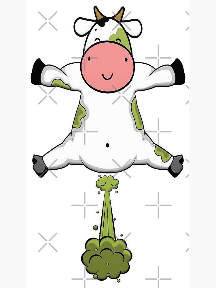 "Cow Farts Cause Global Warming" Poster for Sale by devilmaycorp ...