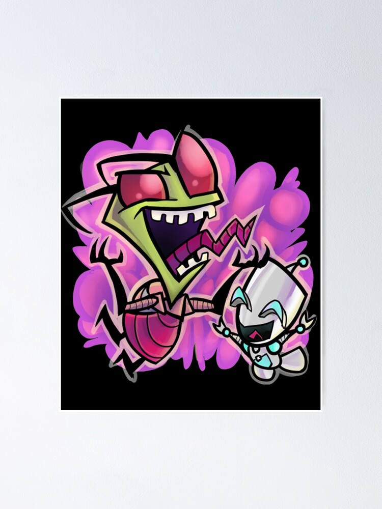 "Invader Zim Classic " Poster for Sale by RuthfMartino | Redbubble