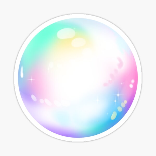 "Rainbow Soap Bubble" Sticker for Sale by StudioHearty | Redbubble